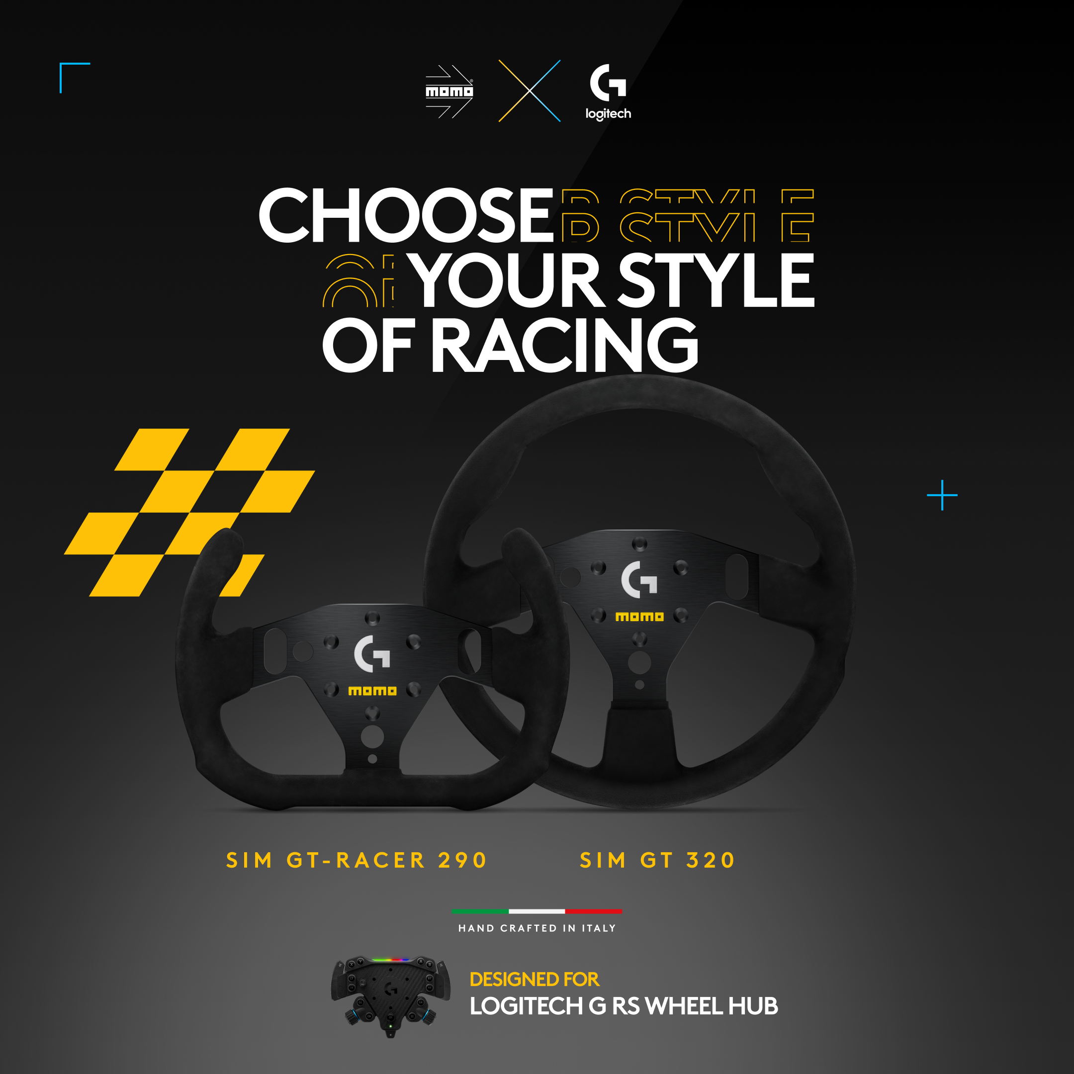 Kierownica MOMO Logitech Sim GT Racer 290 | RallyShop.pl - Akcesoria rajdowe, wyścigowe i kartingowe