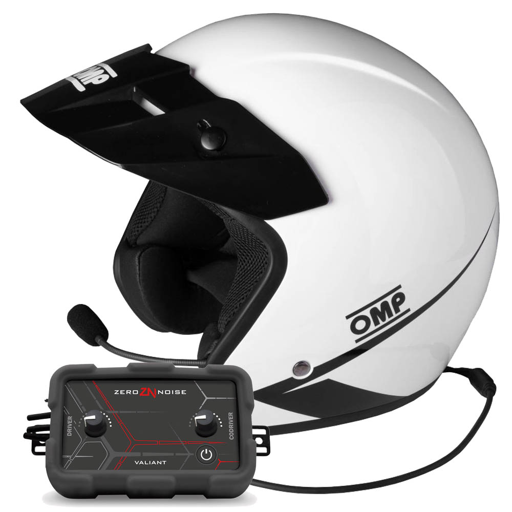Zestaw: Interkom ZERONOISE Valiant + Kask OMP Star-J | RallyShop.pl - Akcesoria rajdowe ...