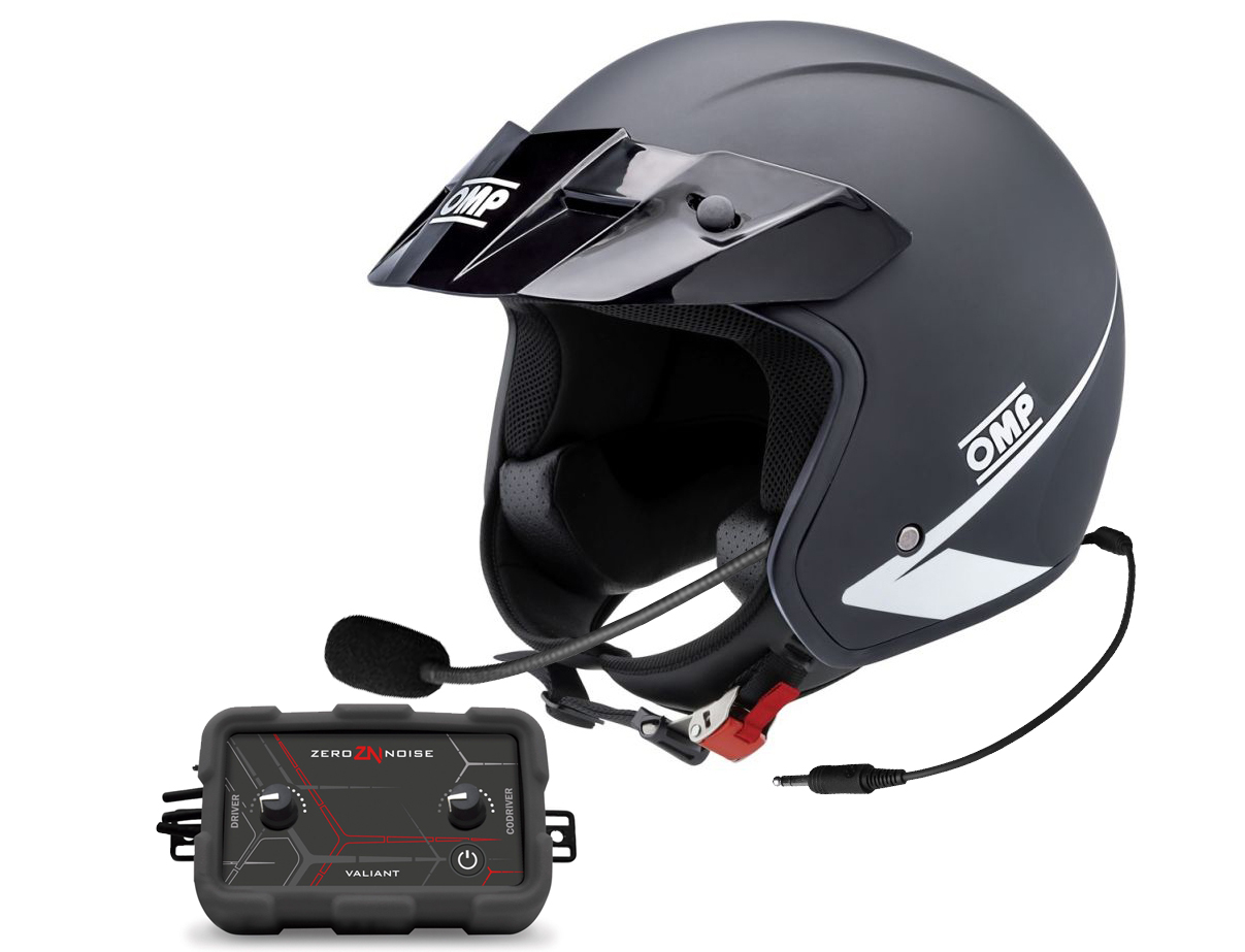 Zestaw: Interkom ZERONOISE Valiant + Kask OMP Star-J (ECE 22.06) | RallyShop.pl - Akcesoria ...